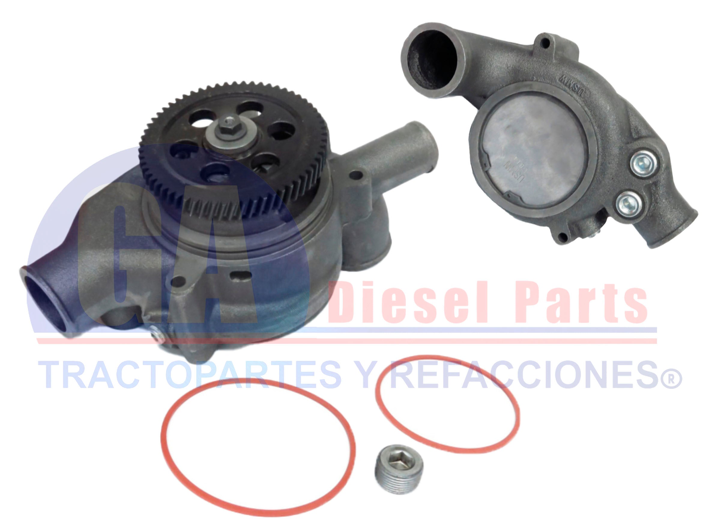 BOMBA DE AGUA P/DETROIT SERIE 60 DDCIV (23526039)(HP-10311)(681812 ...